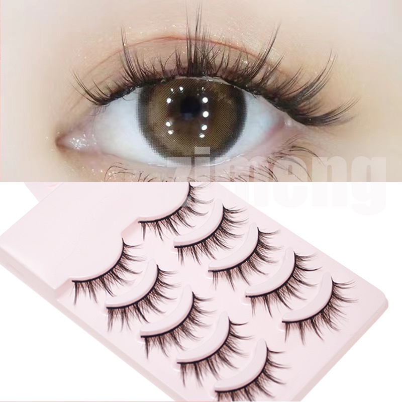 (Ready Stock )5pairs 3D Fairy Princess Comics Eyelashes Lashs Natural ...