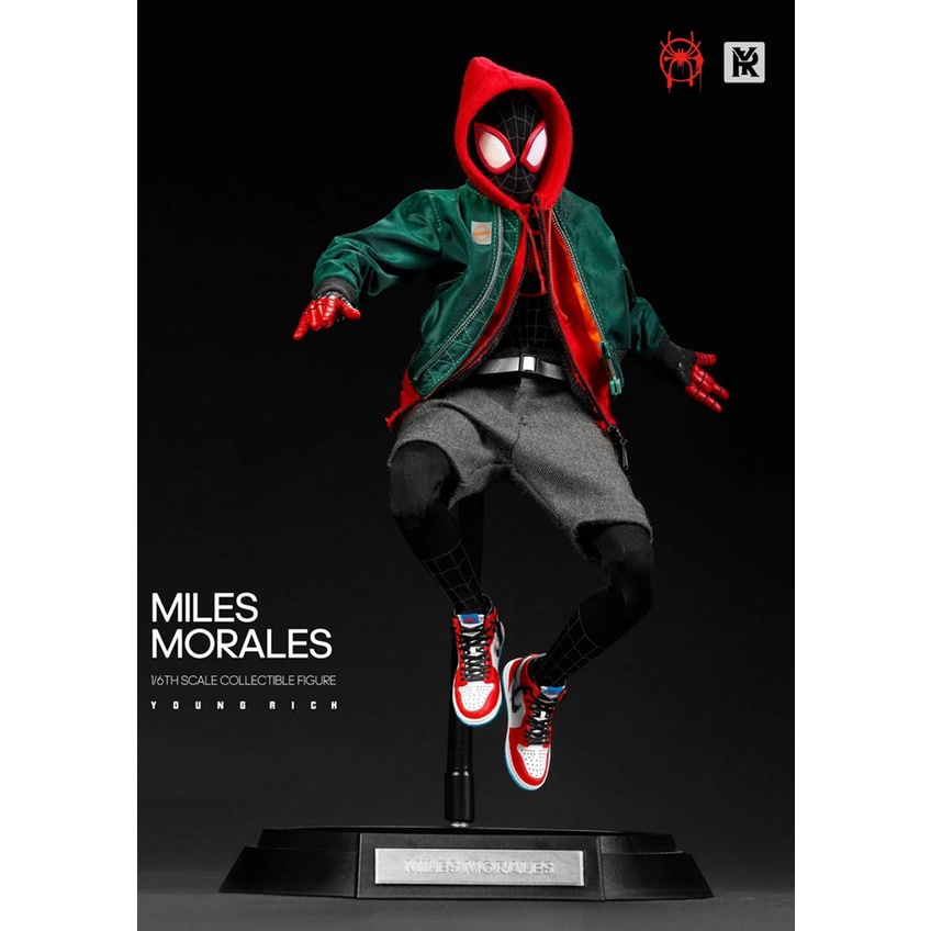 YOUNG RICH SPIDER-MAN MILES MORALES 1/6 SP002 | Shopee Philippines
