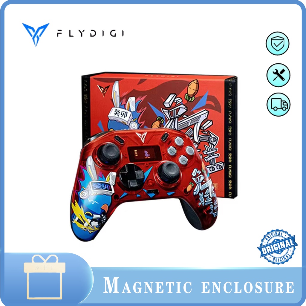 FlyDiGi Apex 3 Rabbit Year Bluetooth Wireless Gamepad LED Display Force ...
