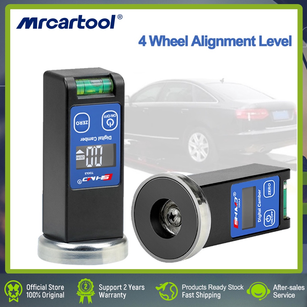 MRCARTOOL Car 4-wheel Alignment Level Universal Car Magnetic Camber ...