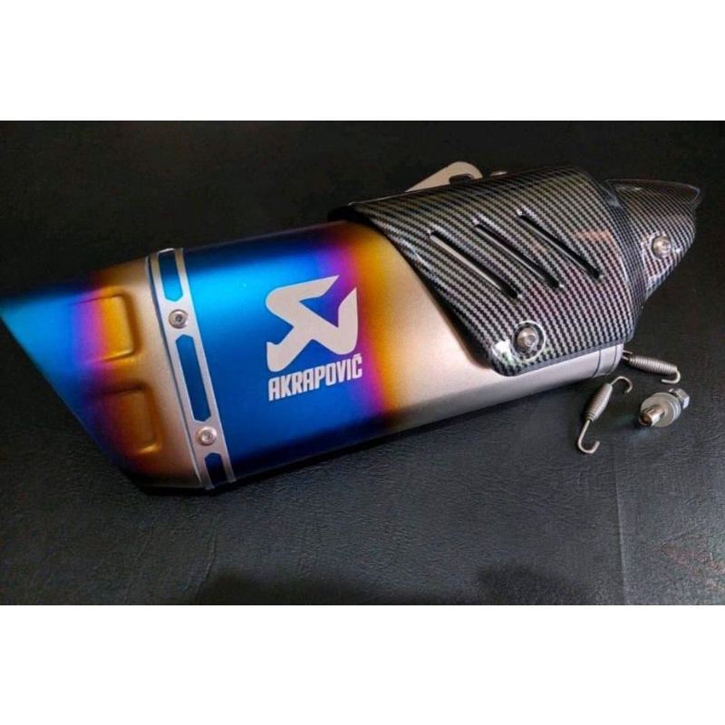 AKRAPOVIC M1 PIPE EXHAUST MUFFLER 51MM R15 R3 MT15 XSR SNIPER RAIDER FZ ...