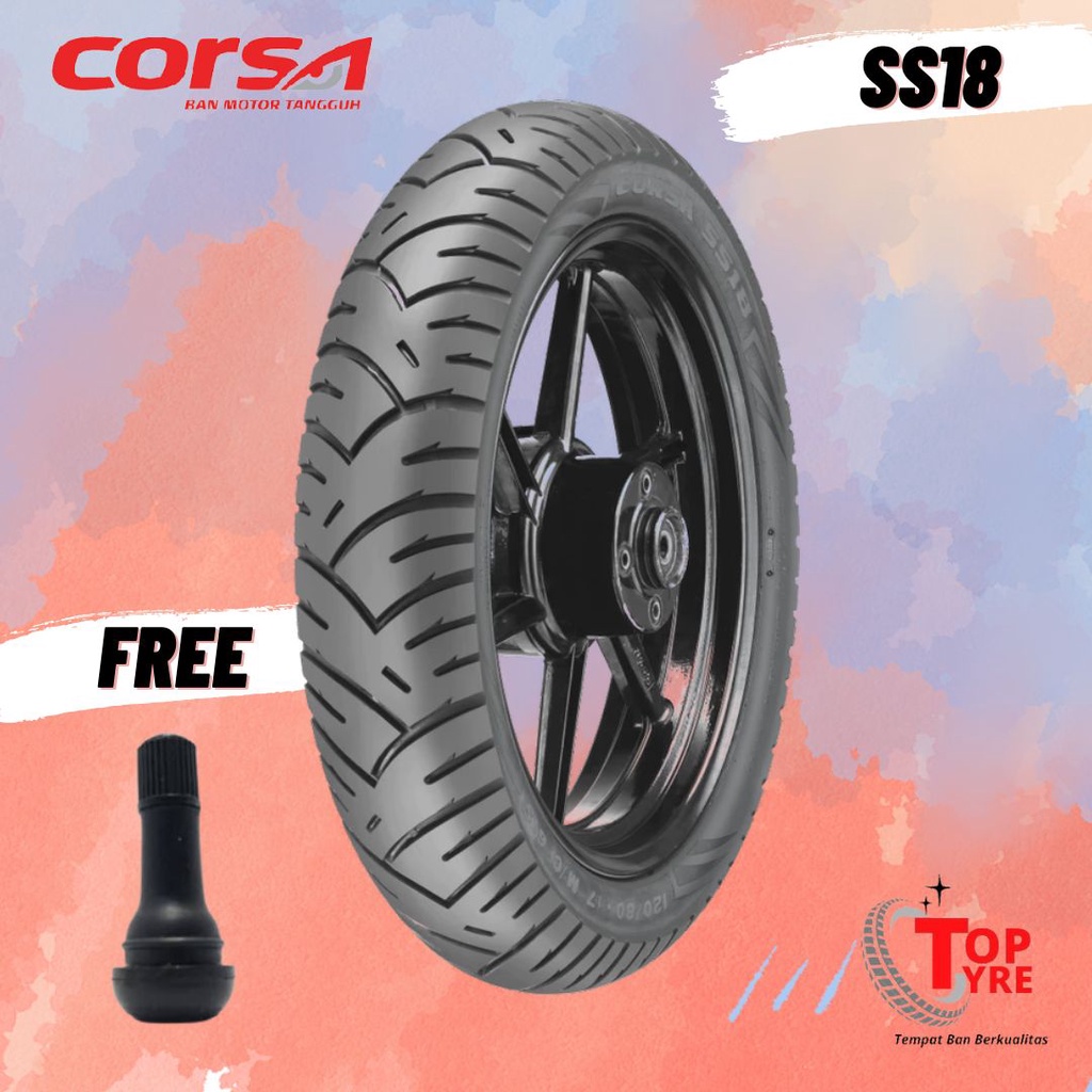 Matic RING 14 Motorcycle Tires // CORSA SS18 80/90-14 TUBELESS // BEAT ...