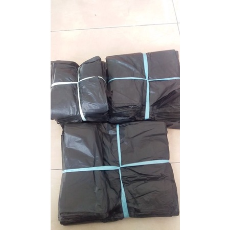 HITAM Plain Black Plastic Packing Per Sheet Size 100cm x 120cm | Shopee ...