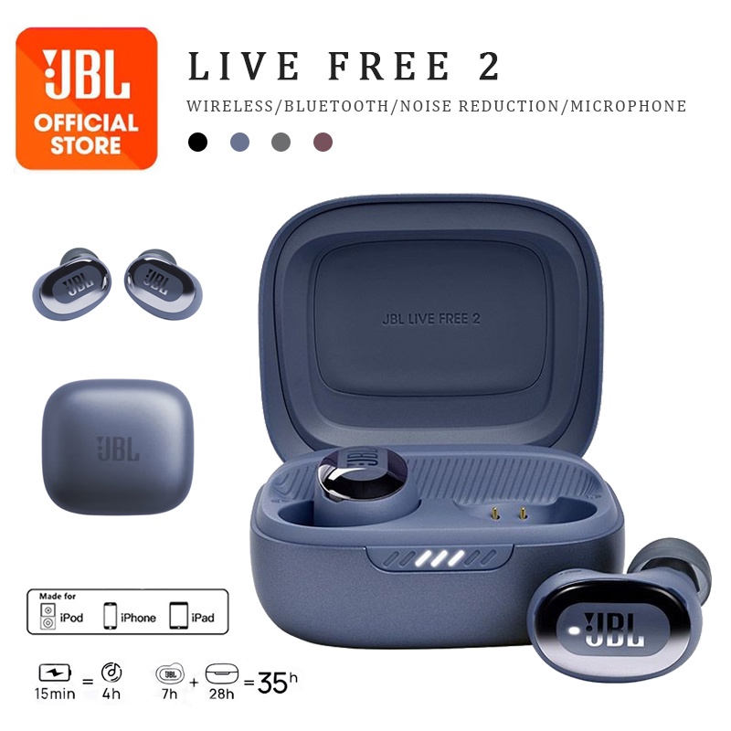 【Local Seller】JBL Live Free2 Sports Wireless Earbuds TWS In-ear Stereo ...