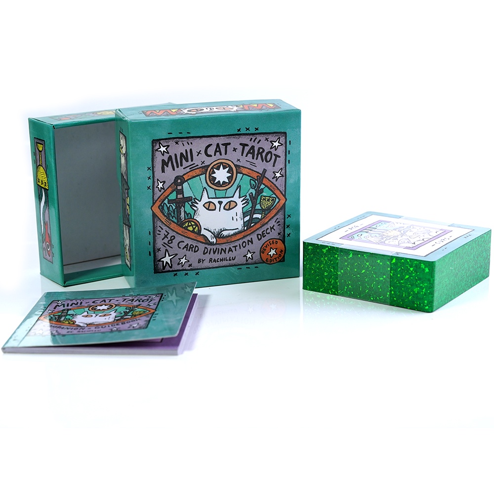 Mini Cat Tarot Deck with Paper Guidebook Instruction | Shopee Philippines