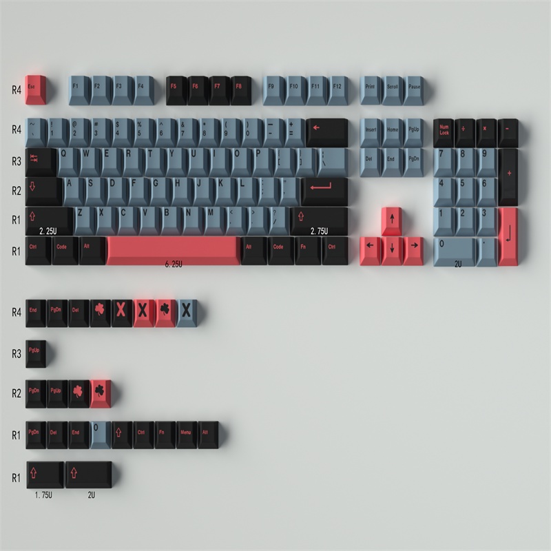 130 Keys GMK 8008 Keycap Cherry Profile Dye-Sub Personalized Keycaps ...