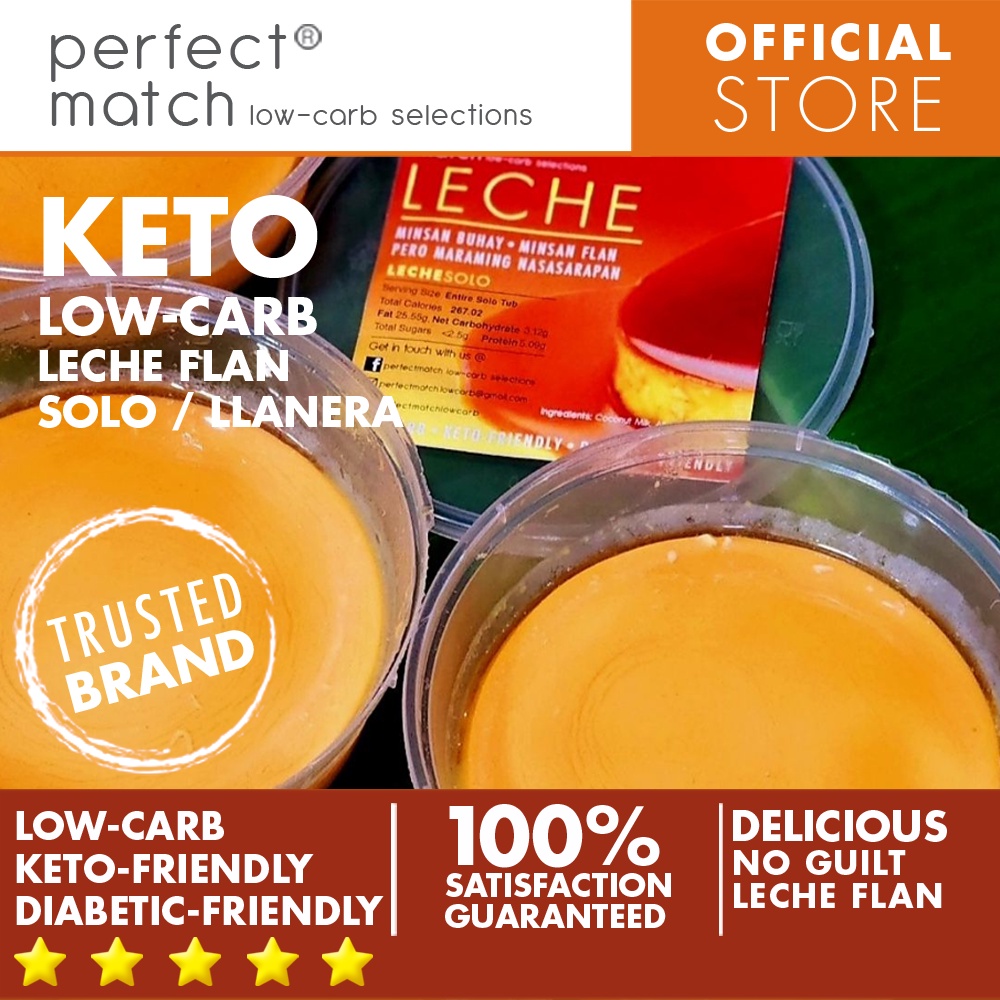PerfectMatch Low-carb® l Keto Leche Flan l Sugarfree l Glutenfree ...