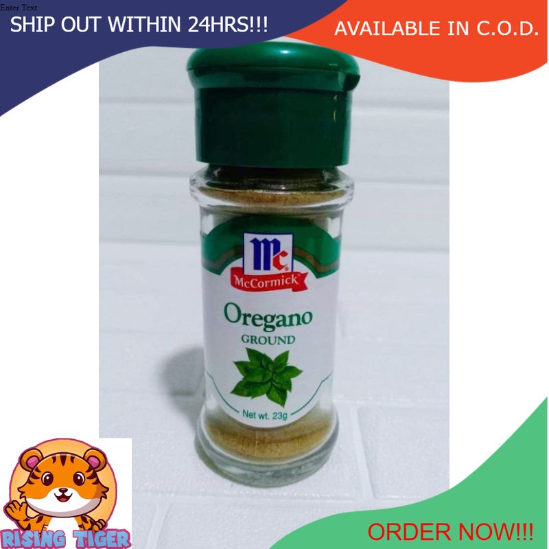 McCormick Oregano Leaves Ground 23g | Shopee Philippines