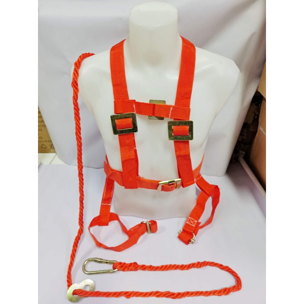 Fall protection harness full body safety harness construction with hook ...