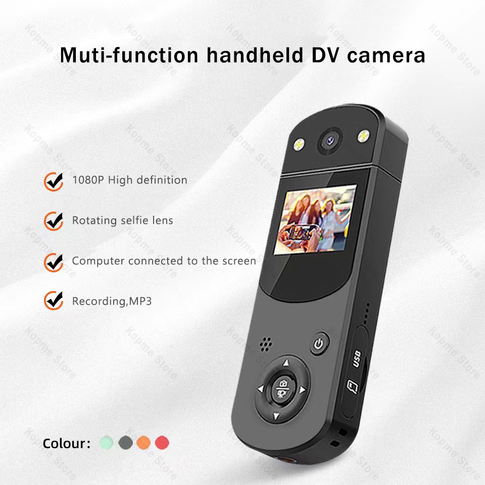 Handheld Camera 1080P Portable Action DV Camera 1.5inch Sport Digital ...