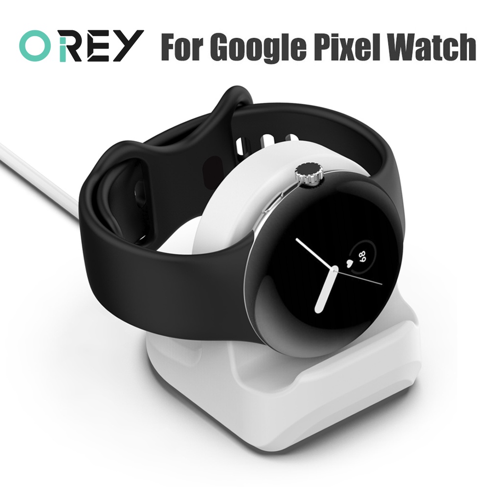 Silicone Charge For Google Pixel Watch Holder Hand Free Cable Hole ...