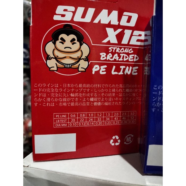 Pe braid radical sumo x12 Strings Choice of 200 and 300 meters | Shopee ...
