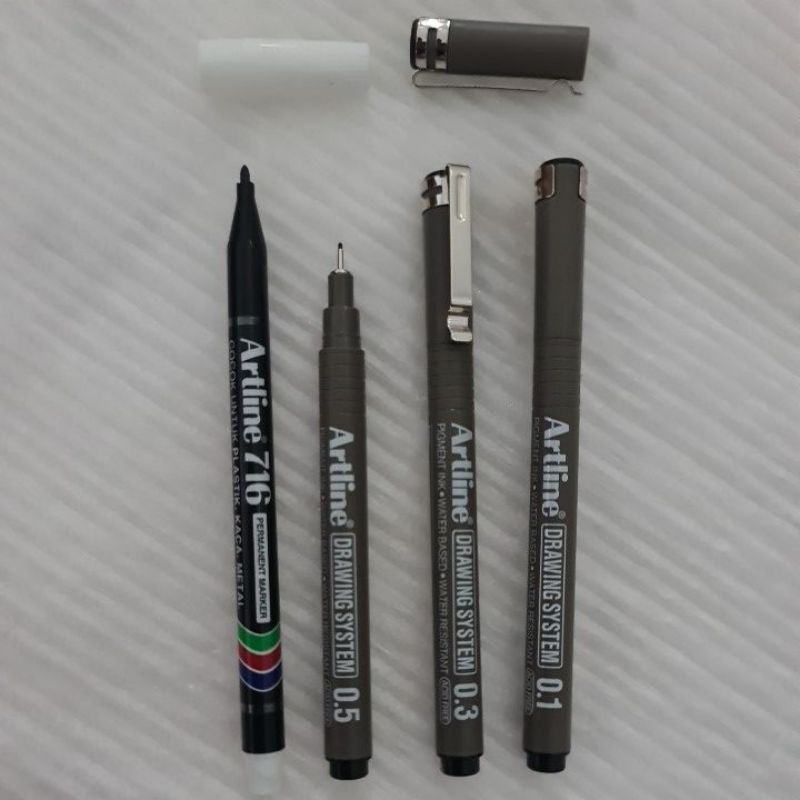 Marker & drawing pen finishing naskah | Shopee Philippines