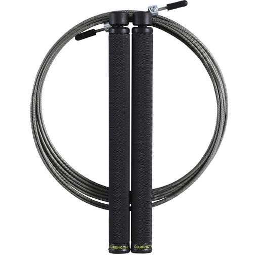 Decathlon Corength Speed Skipping Rope Pro - Black | Shopee Philippines