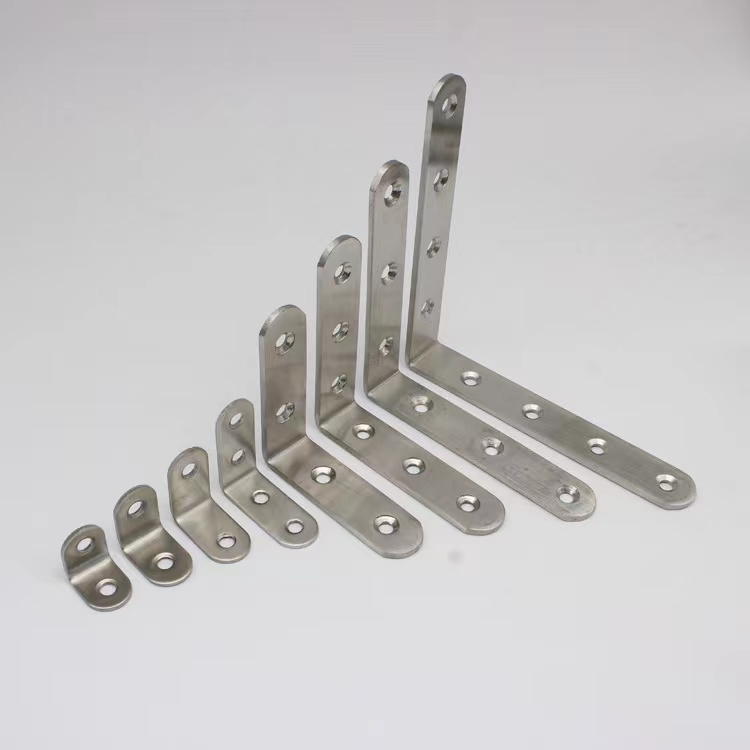 10pcs Right Angle Bracket Corner Brace Stainless Steel L Shape
