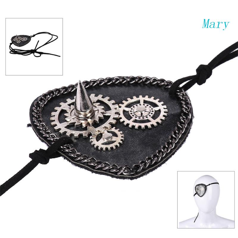 Mary Steampunk Eye Patch Single Eye Stage Performance Carnival Cosplay ...