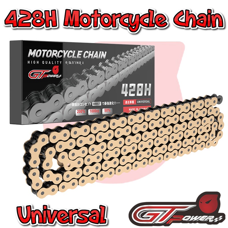 🇹🇭GT Power Chain 428H-110L / 120L / 130L / 132L Super Heavy Duty Plates ...
