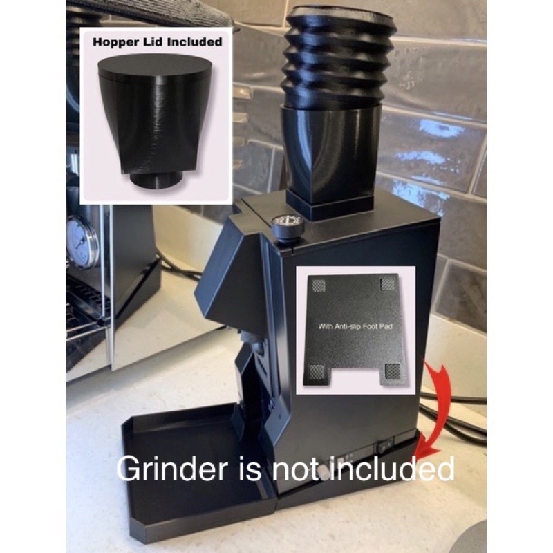 Eureka Mignon Coffee Grinder Accessories Set (Hopper with Lid and ...