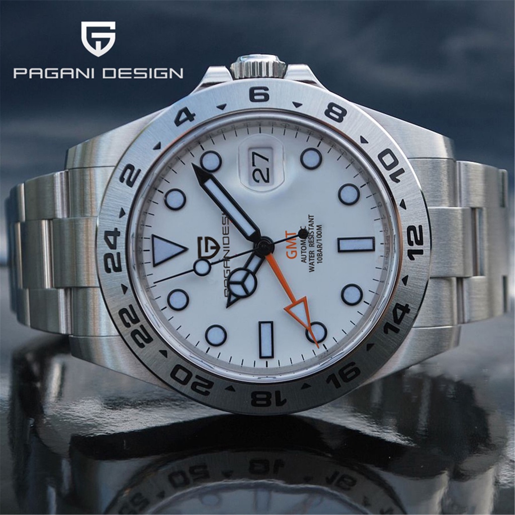 Pagani Design Original 42mm Men's GMT Automatic Mechanical Watch ...