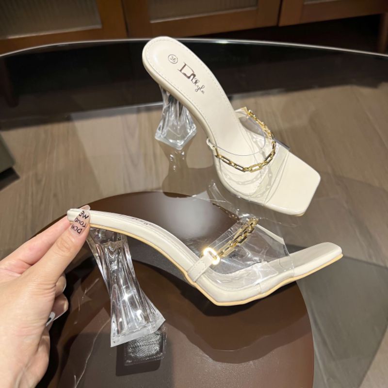 JK COD 031-3 anklet chain heels for women | Shopee Philippines