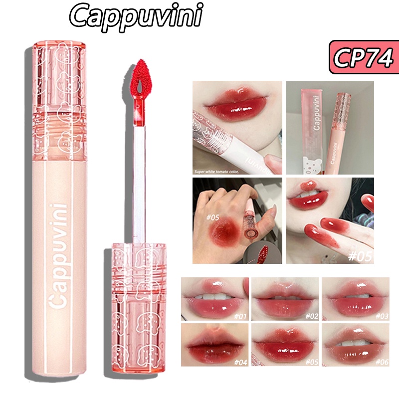 CAPPUVINI Bubble Moisturizing Lip Gloss Lasting Coloring 3g/1 Piece ...