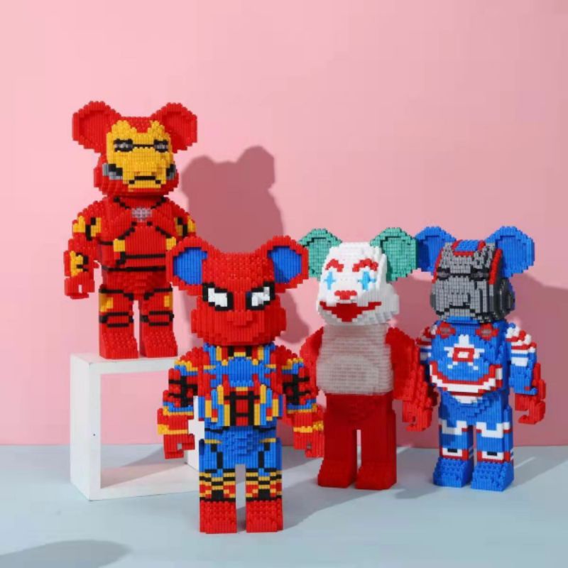 Bear brick bear assembly toy set size 35cm (with hammer included ...
