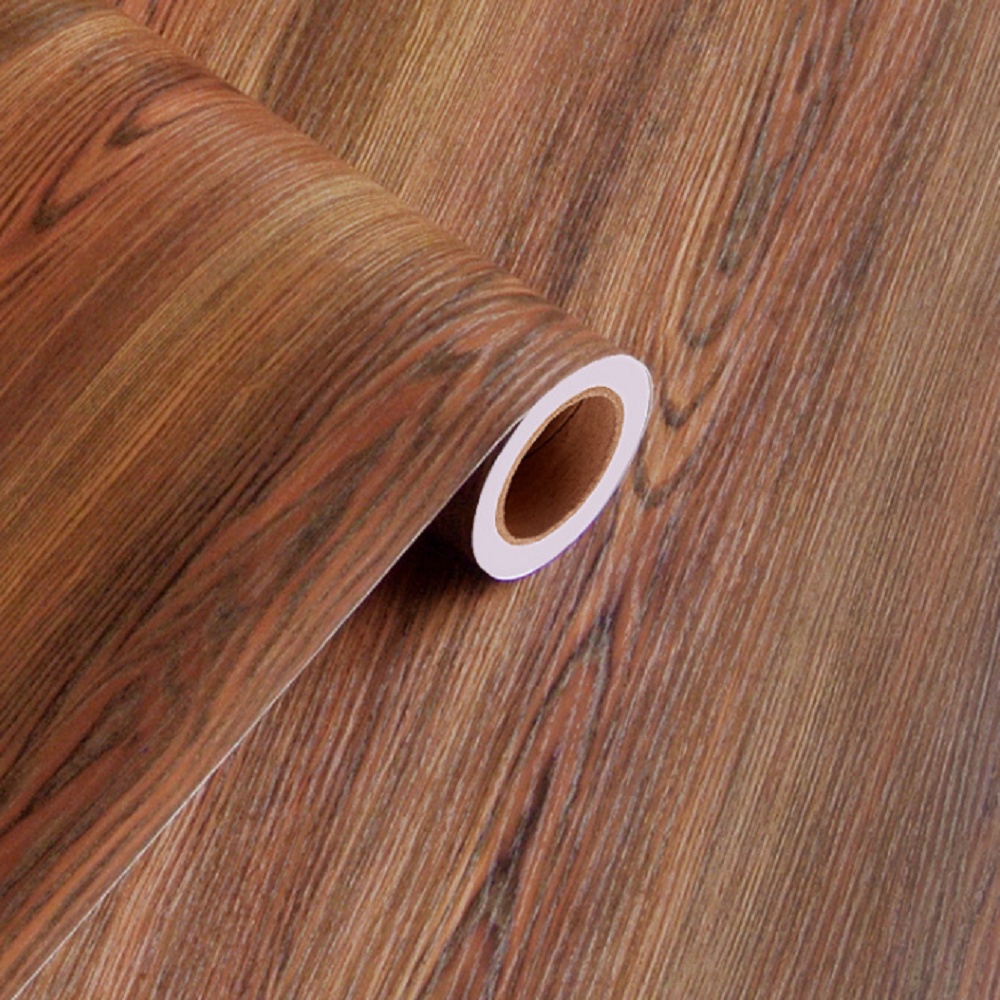Wood grain sticker/vinyl waterproof and moisture-proof cabinet sticker ...