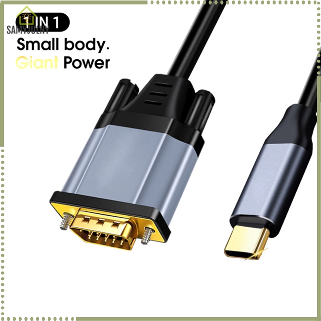 SAM Type-c To Vga Conversion Cable Usb3.1 Mobile Phone Notebook ...