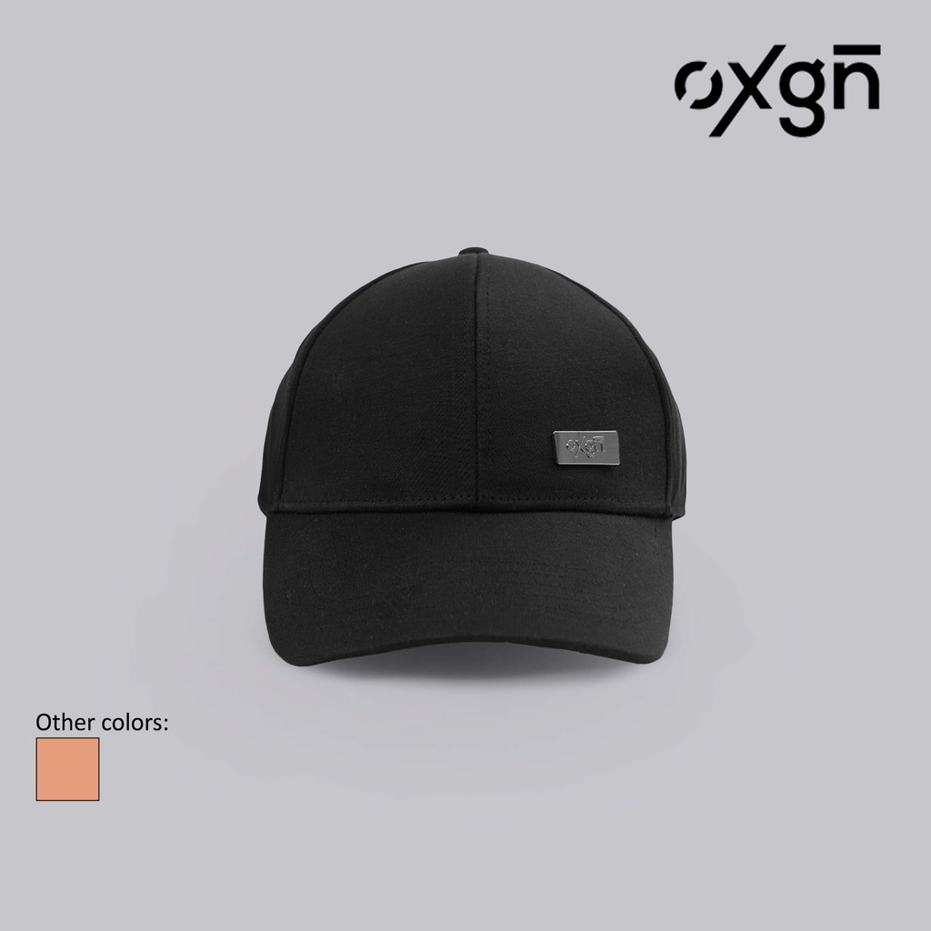 OXGN Curved Cap With Metal Logo For Men And Women (Black/Apricot/Dark ...