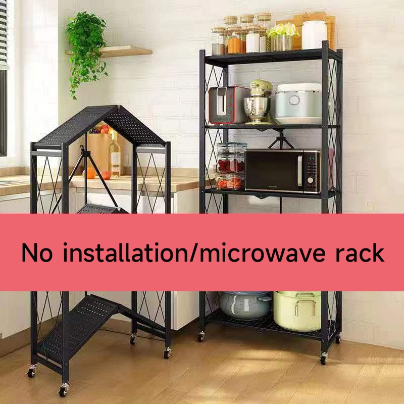 Multifunctional sideboard Microwave oven rack Landing frame Kitchen ...