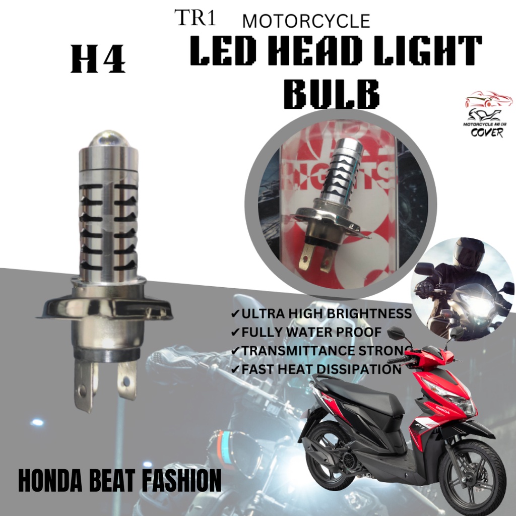 Motorcycle Headlight H4 LED TR1 For HONDA BEAT FASHION | Moto LED ...