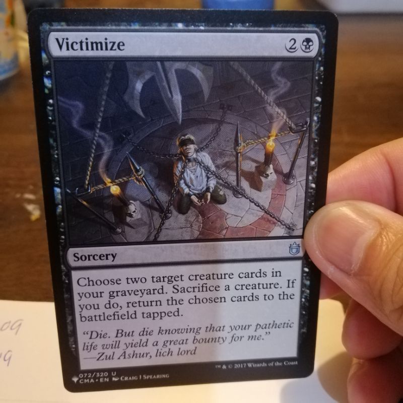1 Victimize CMR MTG card magic commander legends EDH | Shopee Philippines