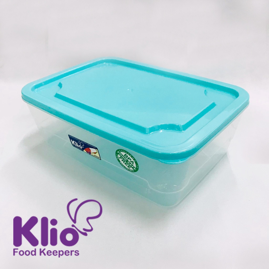 Klio KL-RS02 Rectangular Stack 1800mL Food Keeper Medium Rectangle Container Storage Bin ...