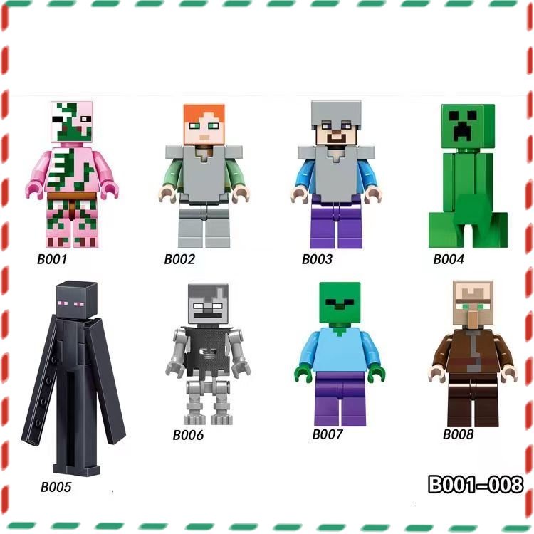 Puzzle For Kids Minecraft Series Children's Assembled Building Block ...