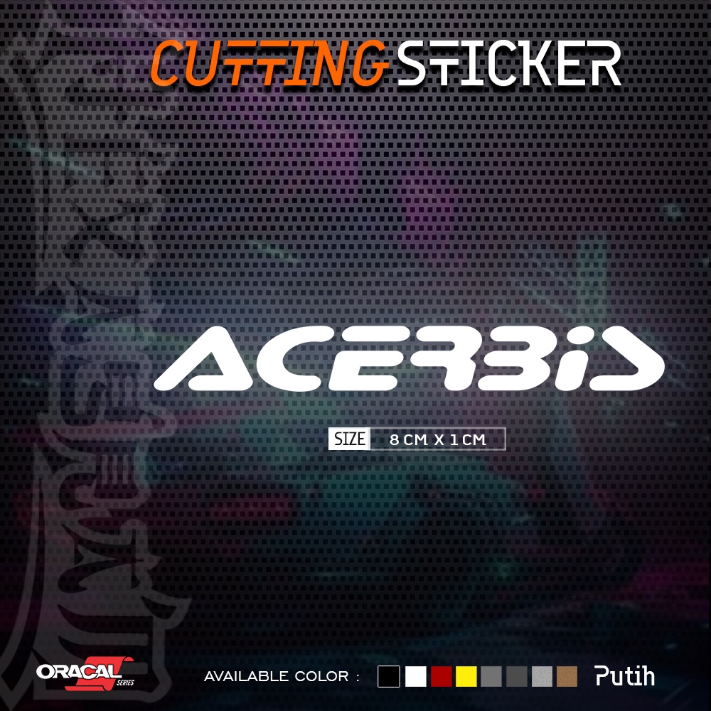 Acerbis Logo Sticker Cutting | Acerbis Logo Cutting Sticker | Shopee ...