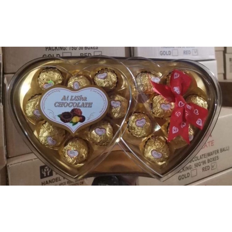 AILISHA CHOCOLATES HEART SHAPE PACK | Shopee Philippines