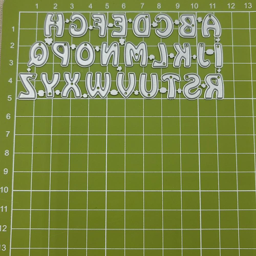 Various Alphabets and Numbers Metal Cutting Dies Paper Embossing ...