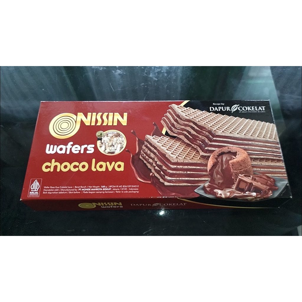 Nissin Choco Lava Chocolate Kitchen Wafer Cream 160g | Shopee Philippines