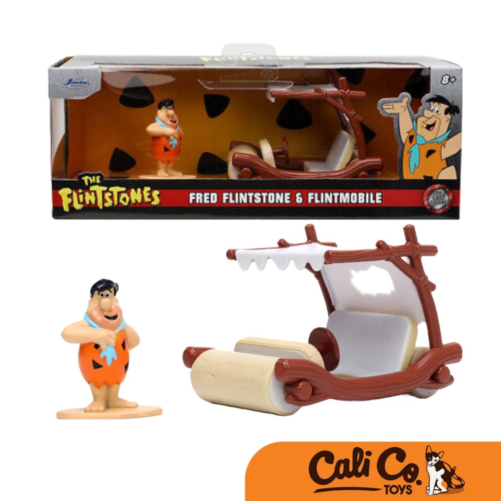 Jada Toys - The Flintstones 1:32 - Flintmobile Vehicle with Fred ...