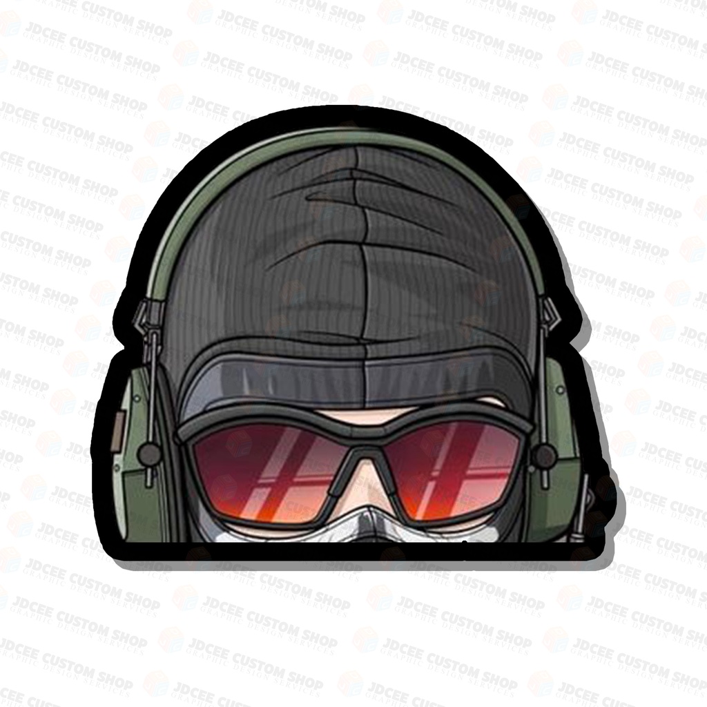 AQUAFLASK PEEKER STICKERS Call of Duty Mobile Ghost Chibi Character ...