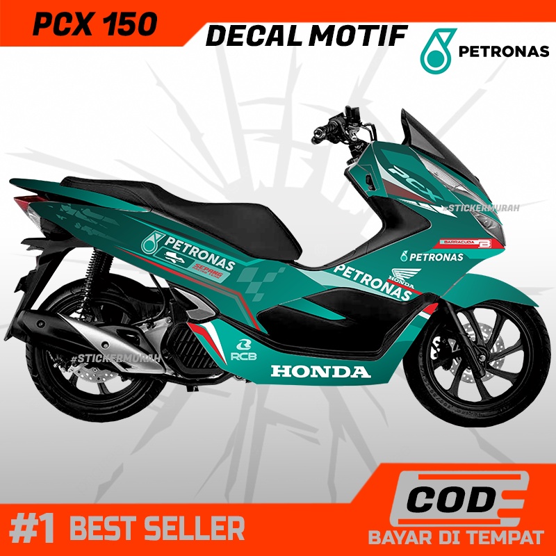 Petronas DECAL Motorcycle PCX 150 DECAL Motorcycle PETRONAS MOTIF ...