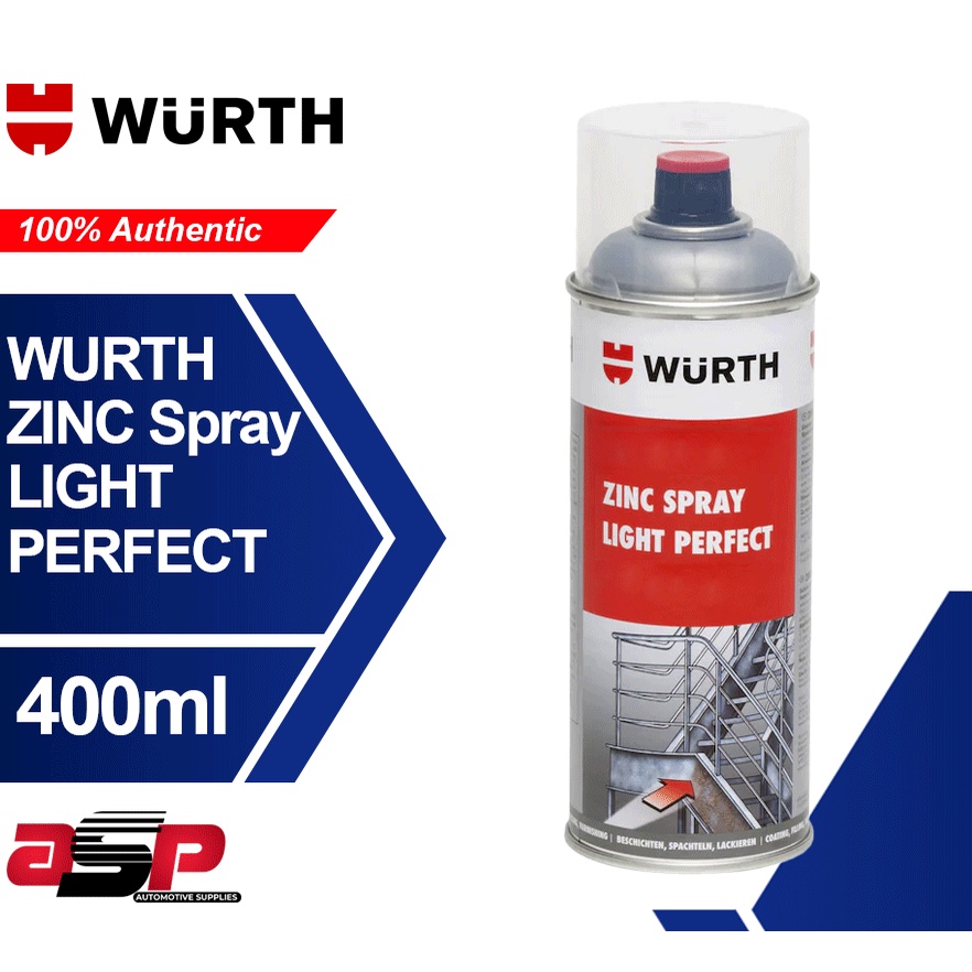 WURTH Zinc Spray Light Perfect 400ml | Shopee Philippines