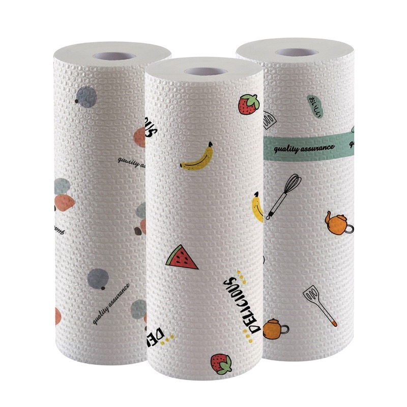 Disposable Clean Lazy Rag Paper Kitchen Oil Absorbent Paper Towel ...