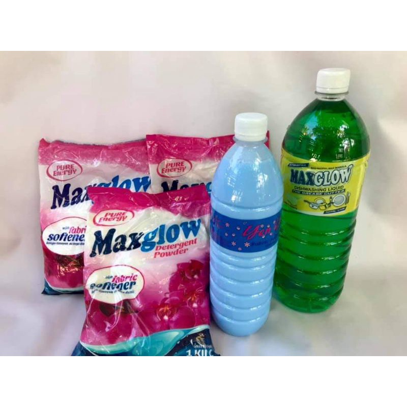 Maxglow Laundry detergent powder and liquid products | Shopee Philippines