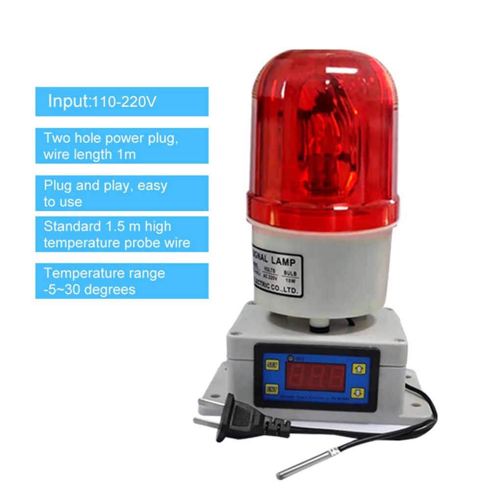 New Smart Temperature Alarm Accurate Thermostat Machine Room Farm Oven ...