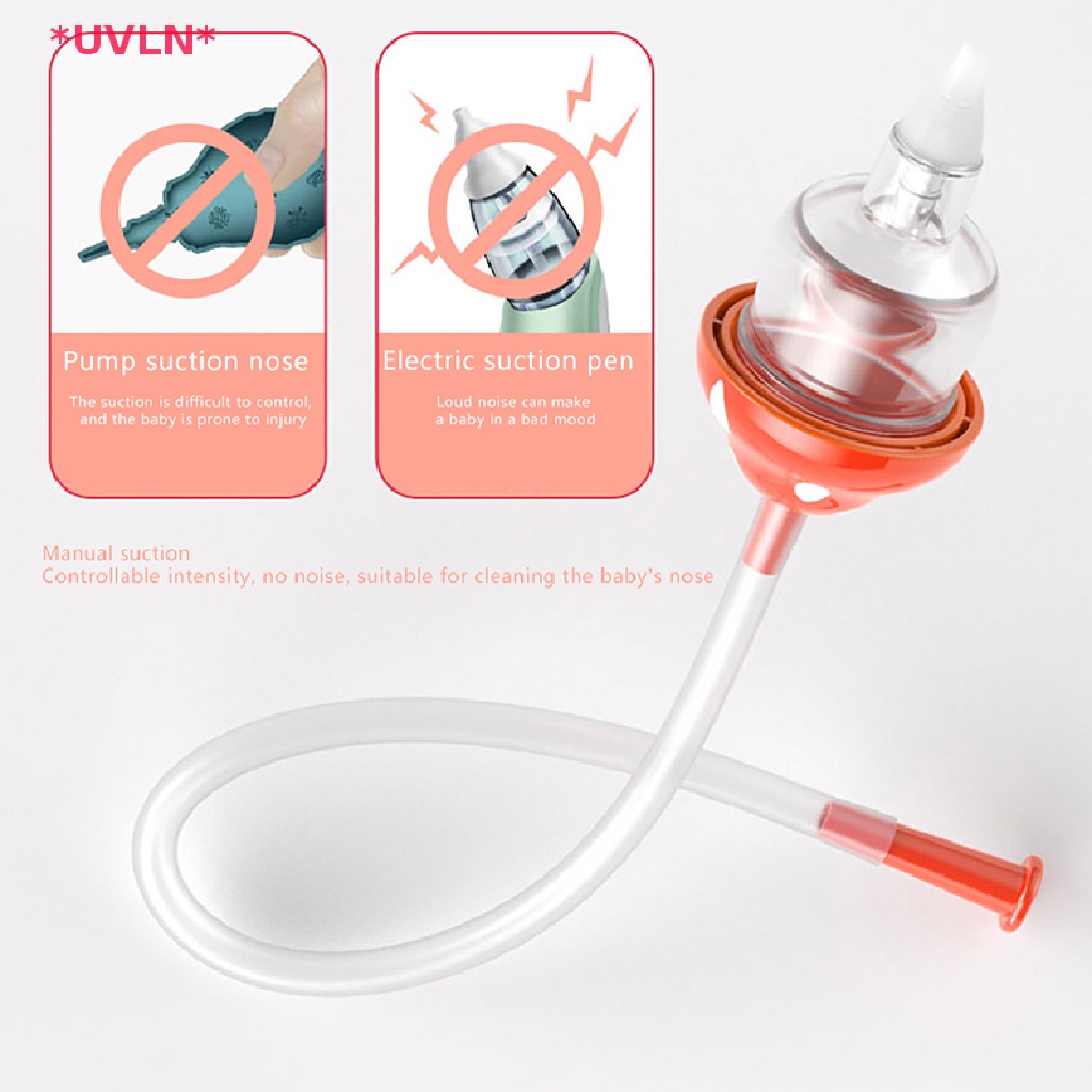UVLN> Baby Nasal Suction Aspirator Nose Cleaner Mouth Suction Nose Anti ...