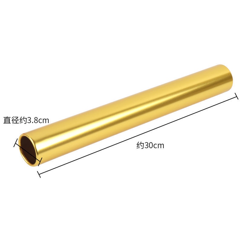 Wooden Relay Baton Sports Track and Field Training Relay Race Red White ...