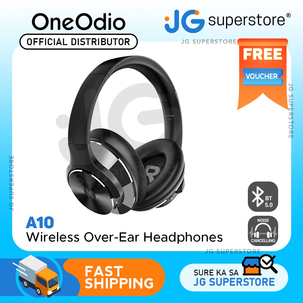 Oneodio A10 Bluetooth Active Noise Cancelling Headphones Wireless Over ...