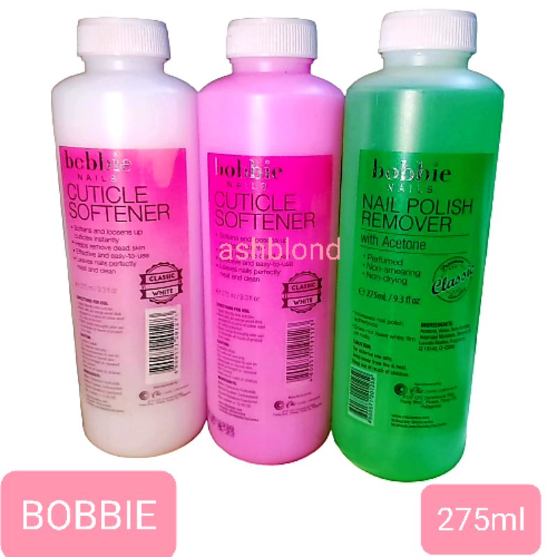 520ml And 275ml Bobbie Green Acetone Classic Cuticle Remover Cuticle