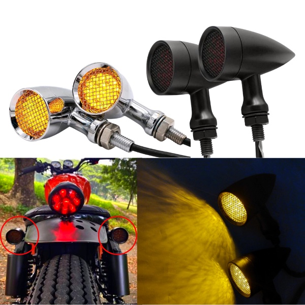 MOTORCYCLE TURN SIGNALS BLINKERS LIGHTS (2 PCS) TO GIVE YOUR MOTORCYCLE ...